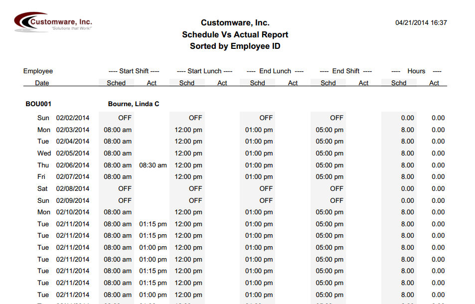 Reports | On-Time Web